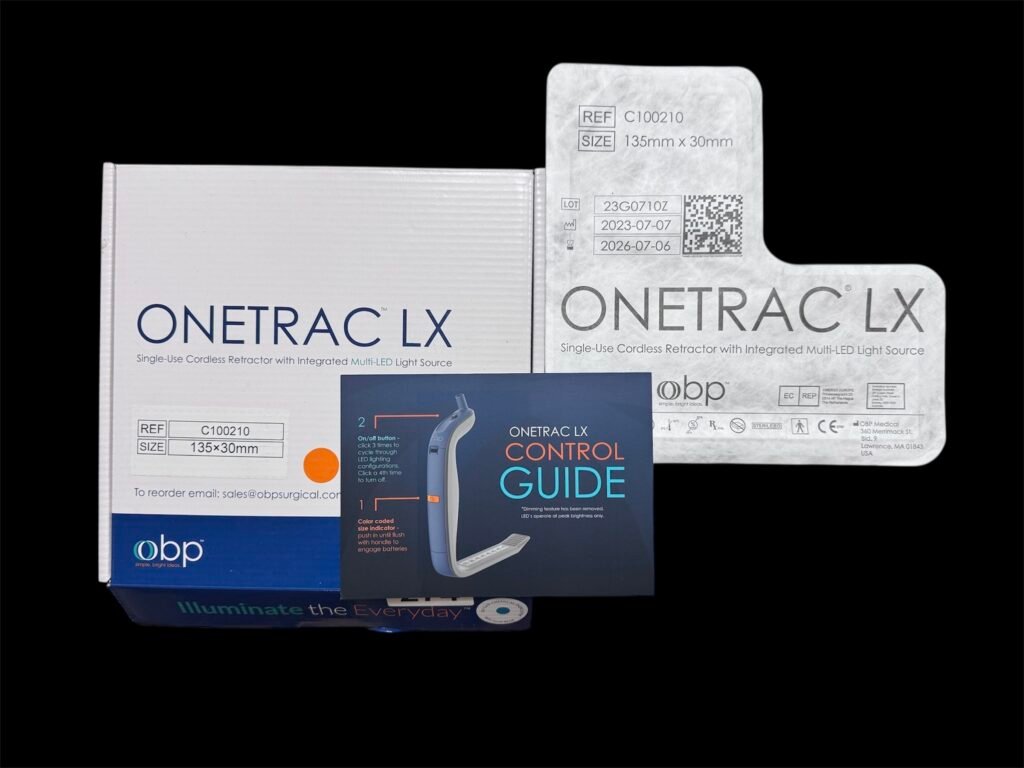 Onetrac LX Single-Use Cordless Retractor W/ Integrated Multi-LED light ...